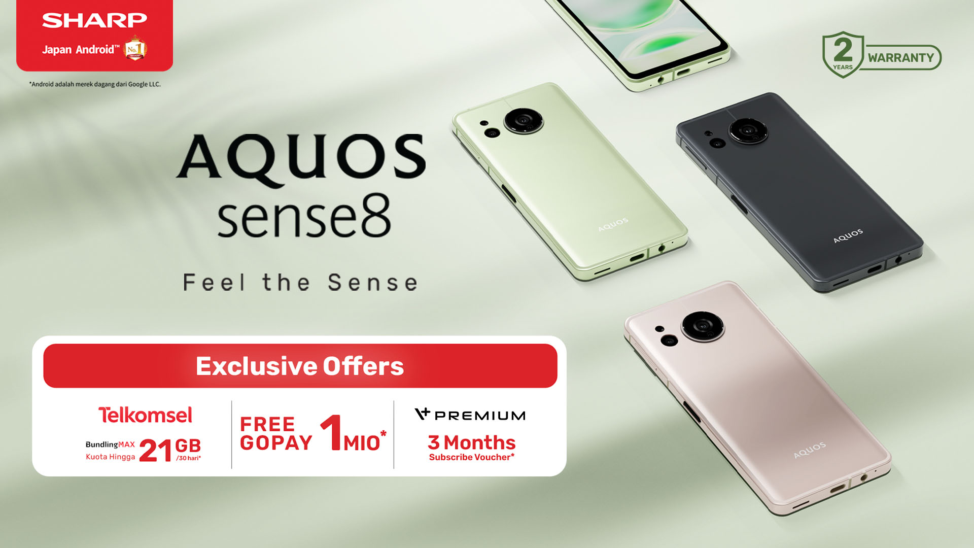 AQUOS sense8 | SHARP Indonesia